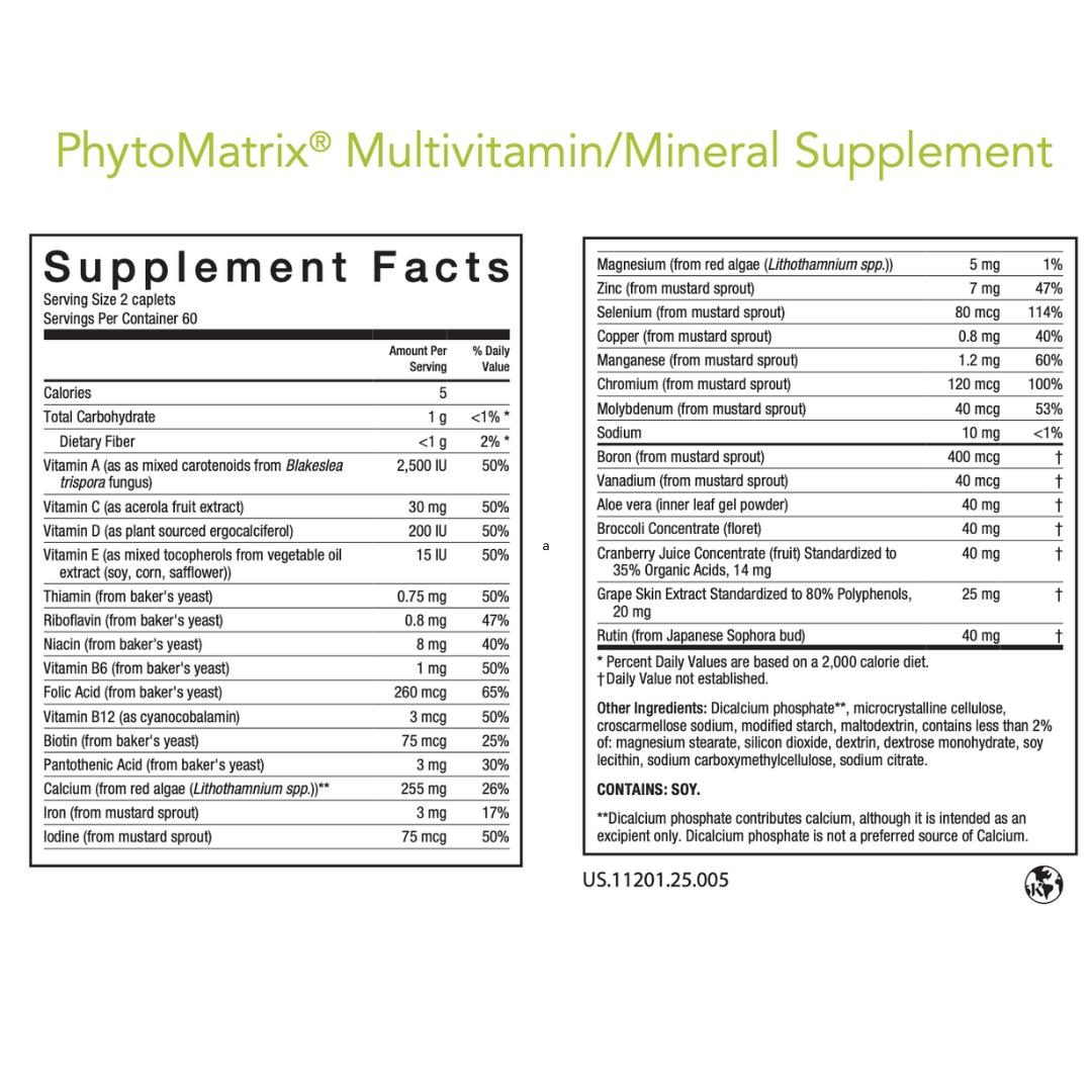 Mannatech PhytoMatrix Multivitamin & Minerals – es-mannaproducts